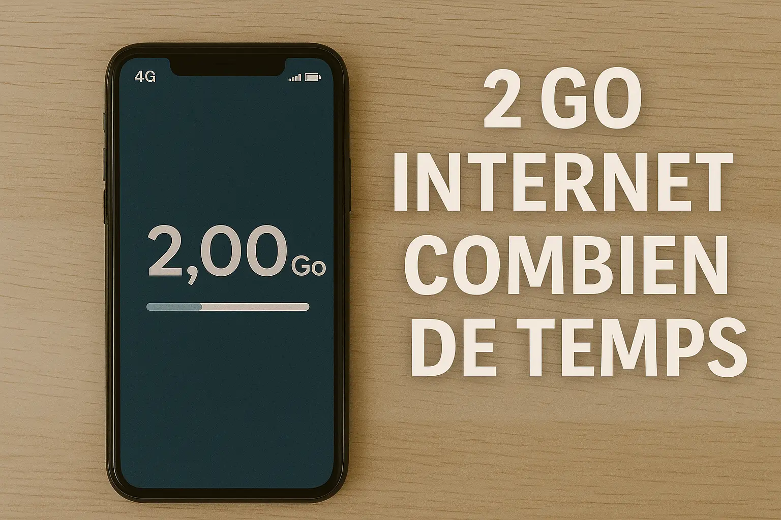 2 Go Internet : Combien de temps ça dure selon vos usages